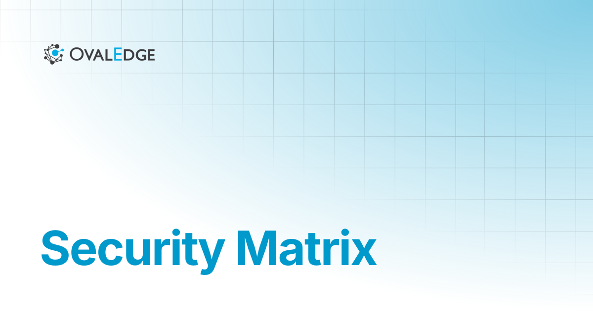 Security Matrix | Knowledge Portal