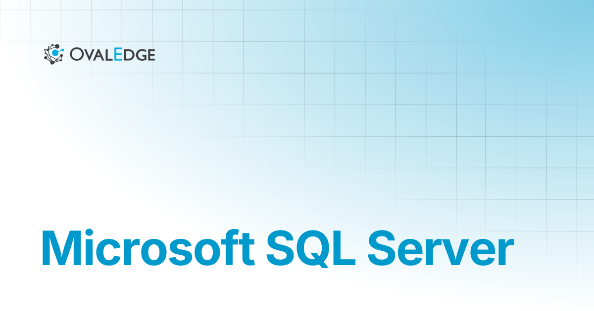 Microsoft SQL Server | Knowledge Portal